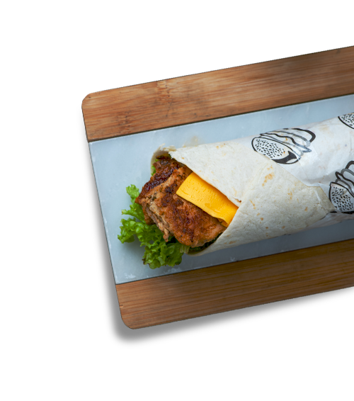 Chicken Wrap Combo - Fresh Burgers